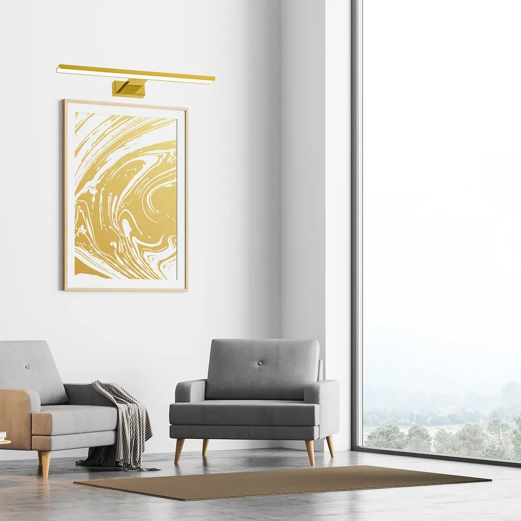 Nástěnné LED svítidlo Pinto, 1x LED 12w, 3000k, (50 cm), g