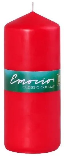 Emocio Classic válec 80x200 červená svíčka