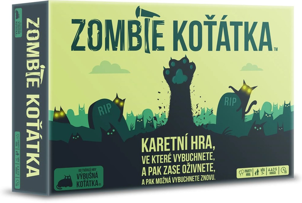 Karetní hra zombie koťátka
