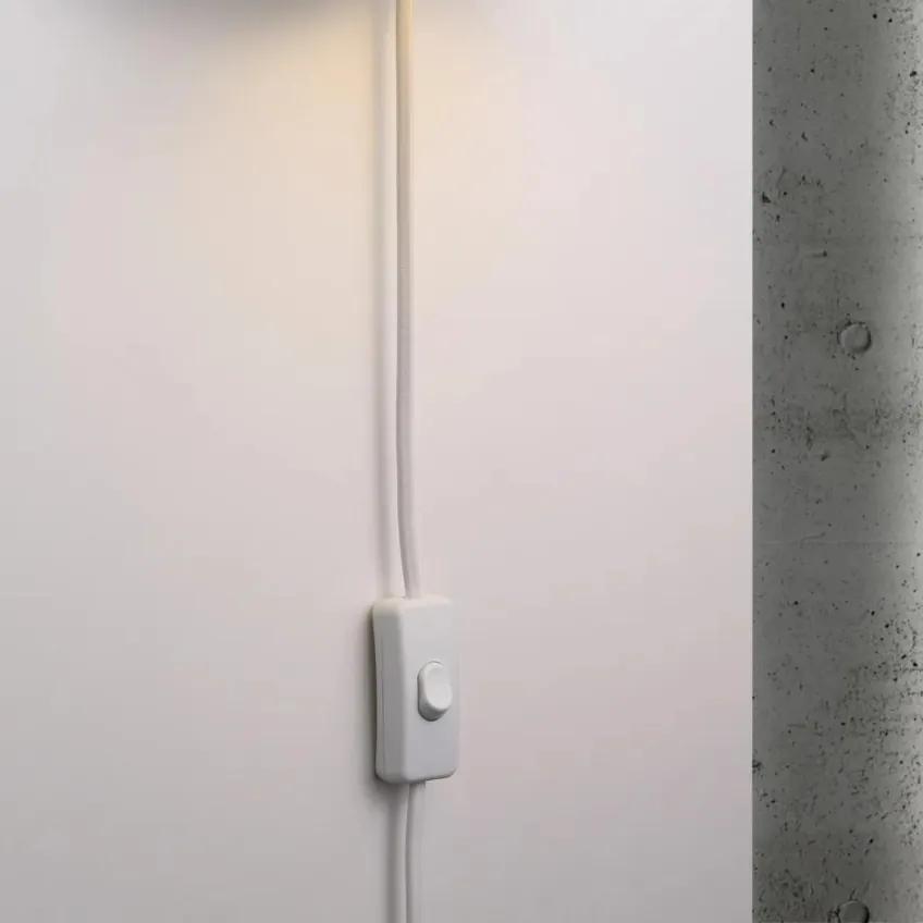 Nordlux Antracitově šedé kovové nástěnné světlo Pop