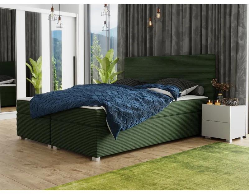 Kontinentálni postel Materenko, Rozměr postele: 160 x 200 cm, Potah: Poso 34