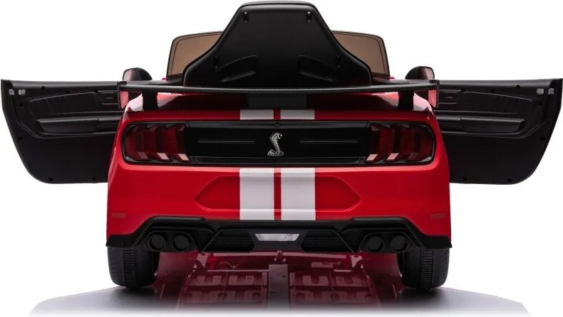 LEAN CARS Elektrické autíčko Ford Mustang GT500 Shelby červené