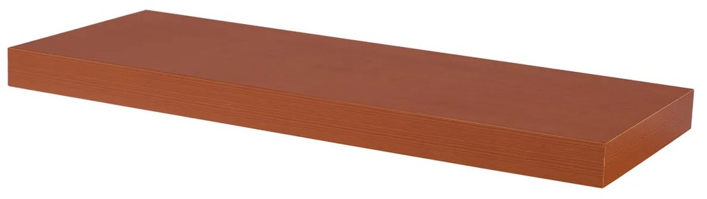 Polička nástěnná 60 cm, MDF, 3D dekor třešeň, baleno v ochranné fólii