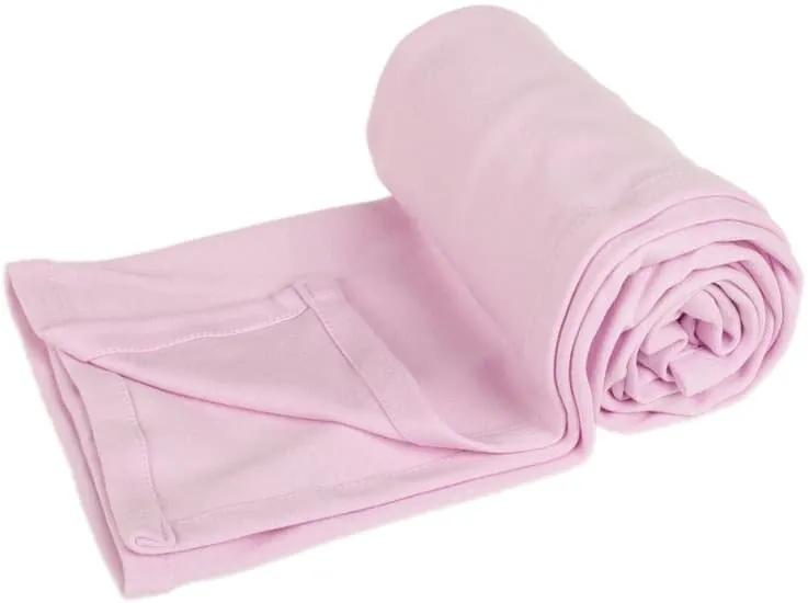 Kaarsgaren Letní deka z biobavlny 70x100 cm růžová