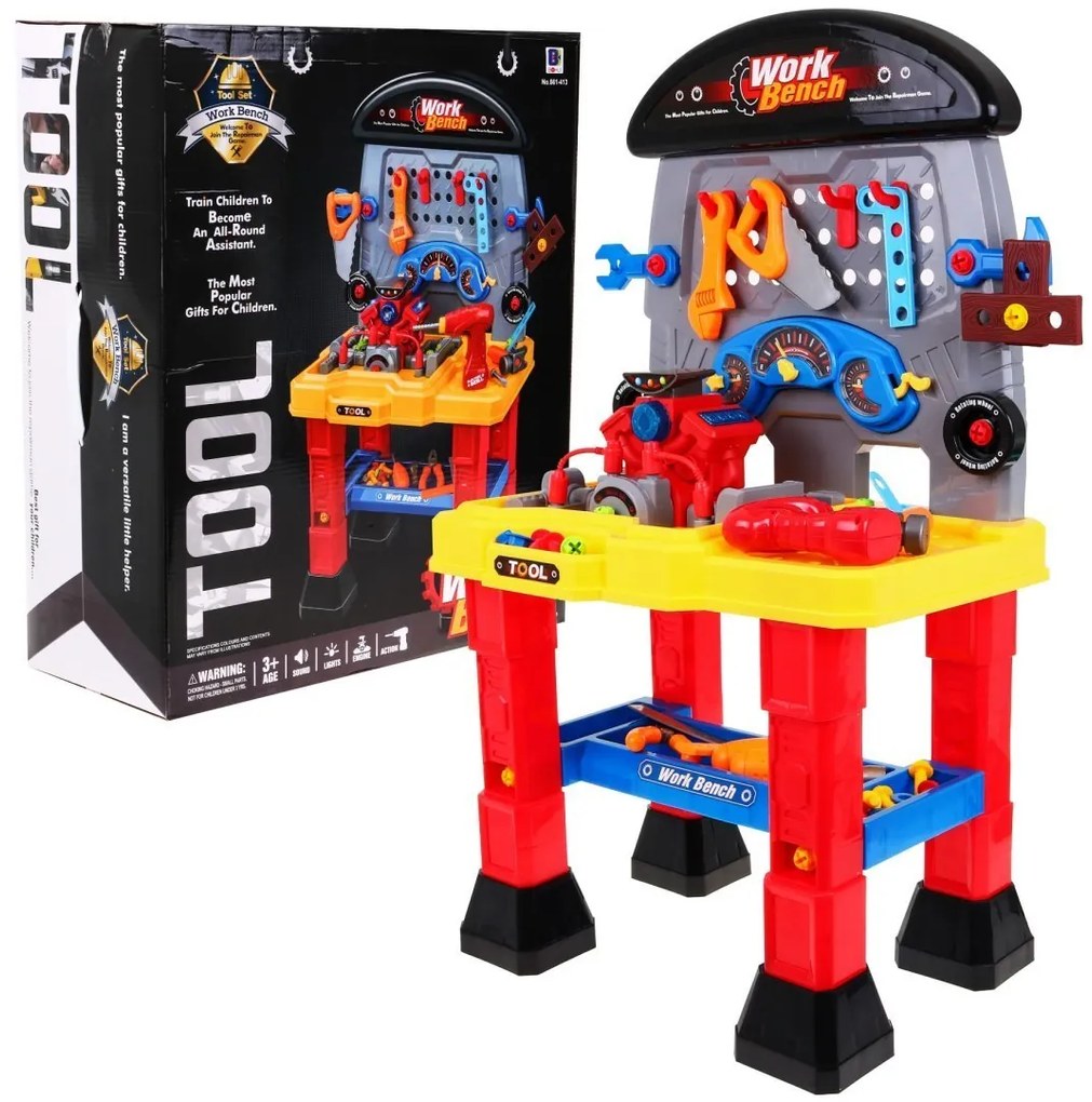 RKToys Dílna s motorem a nářadím na jeho opravu