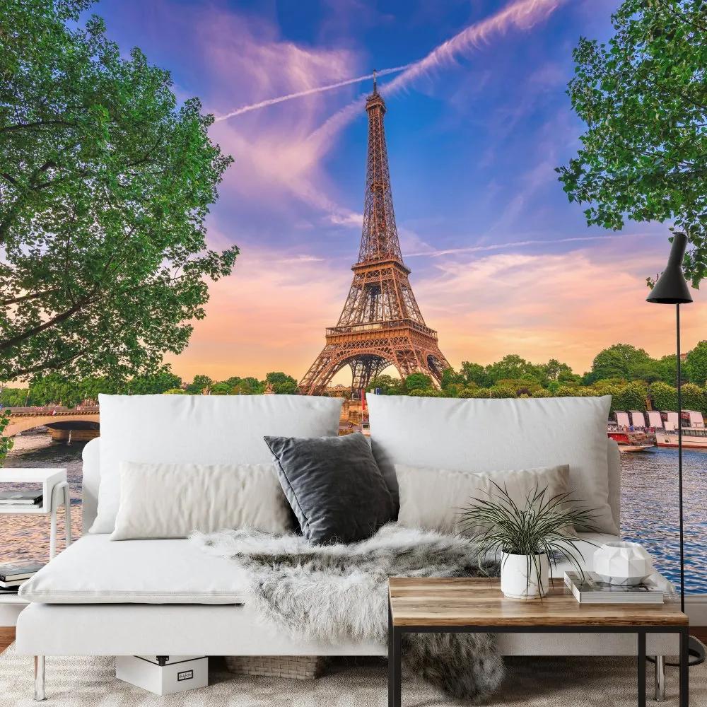 Fototapeta Paříž Eiffelova Věž Omyvatelný vlies 104x70.5