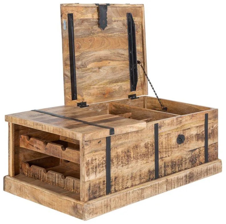 Konferenční stolek Winebar, 100 cm, mango