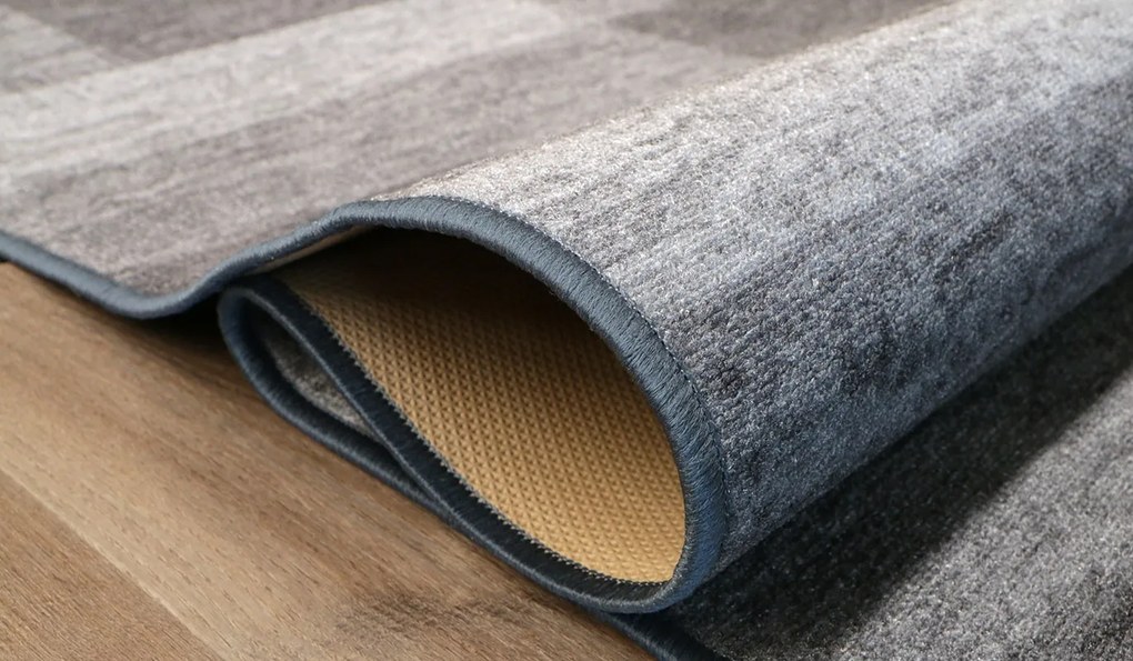 Associated Weavers, Protiskluzový běhoun na míru Icona 97, šíře 100 cm, šedá, chodba / předsíň