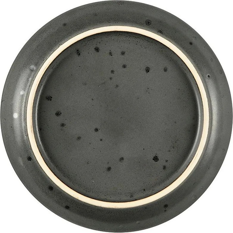Černý/jantarový dezertní talíř z kameniny ø 17 cm Gastro Black/Amber – Bitz