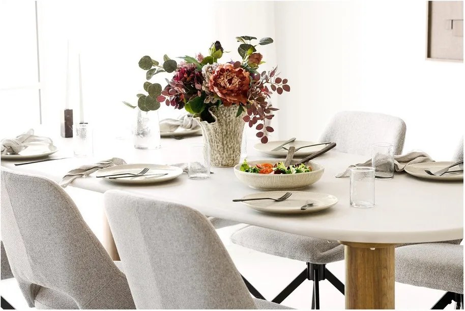 Šedobéžová keramická váza (výška 23,5 cm) – House Nordic