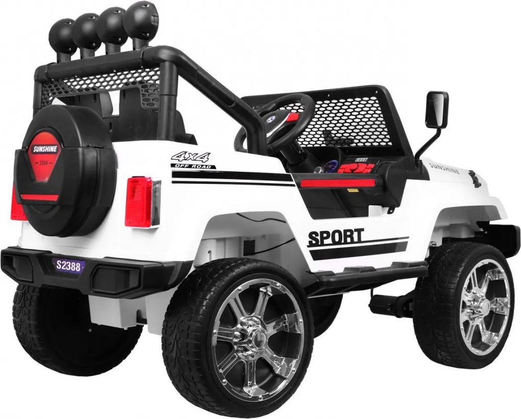 Ramiz Terénní autíčko Raptor Drifter bílé 4x4 off-road pro děti
