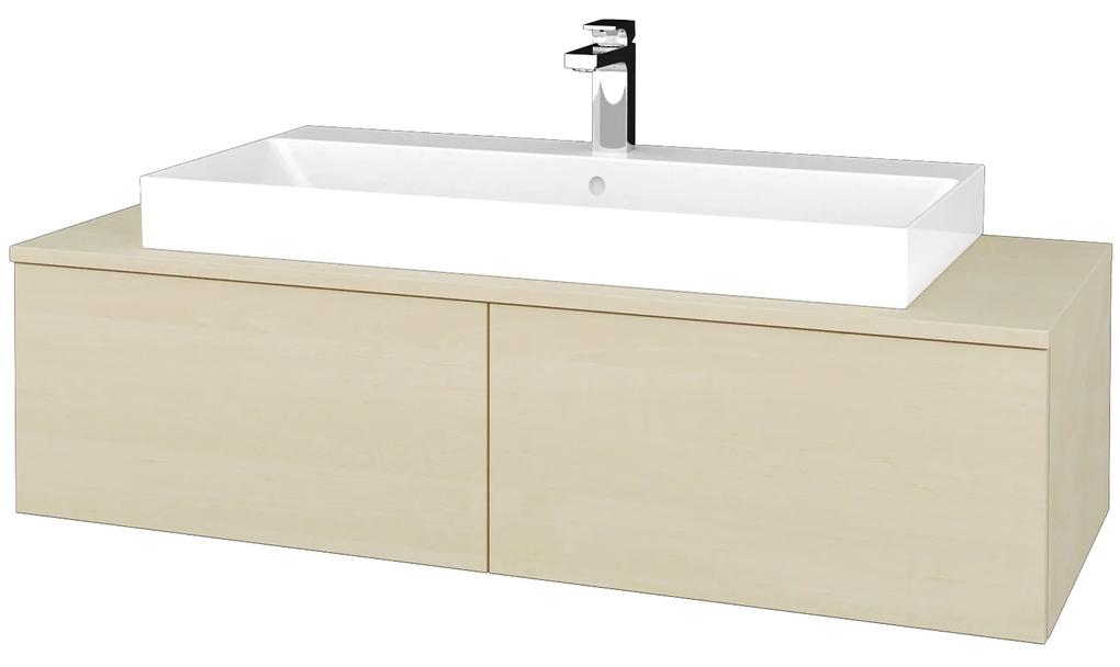 Dřevojas Koupelnová skříňka MODULE SZZ12 120 Varianta: N01 Bílá lesk / L01 Bílá vysoký lesk