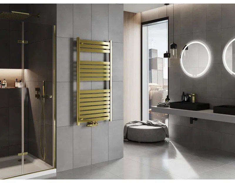 Mexen Uran, topné těleso 1200x600 mm, 485 W, zlatá lesklá, W105-1200-600-00-50