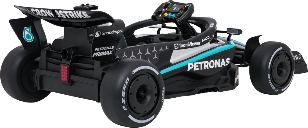 Ramiz Formule AMG Petronas F1 elektrické autíčko pro děti černé na dálkové ovládání + ovladač R/C