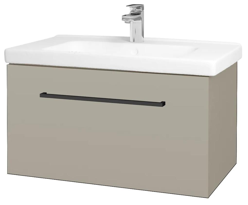 Dřevojas Koupelnová skříň BIG INN SZZ 80 Varianta: N01 Bílá lesk / Úchytka T02 / IND Individual