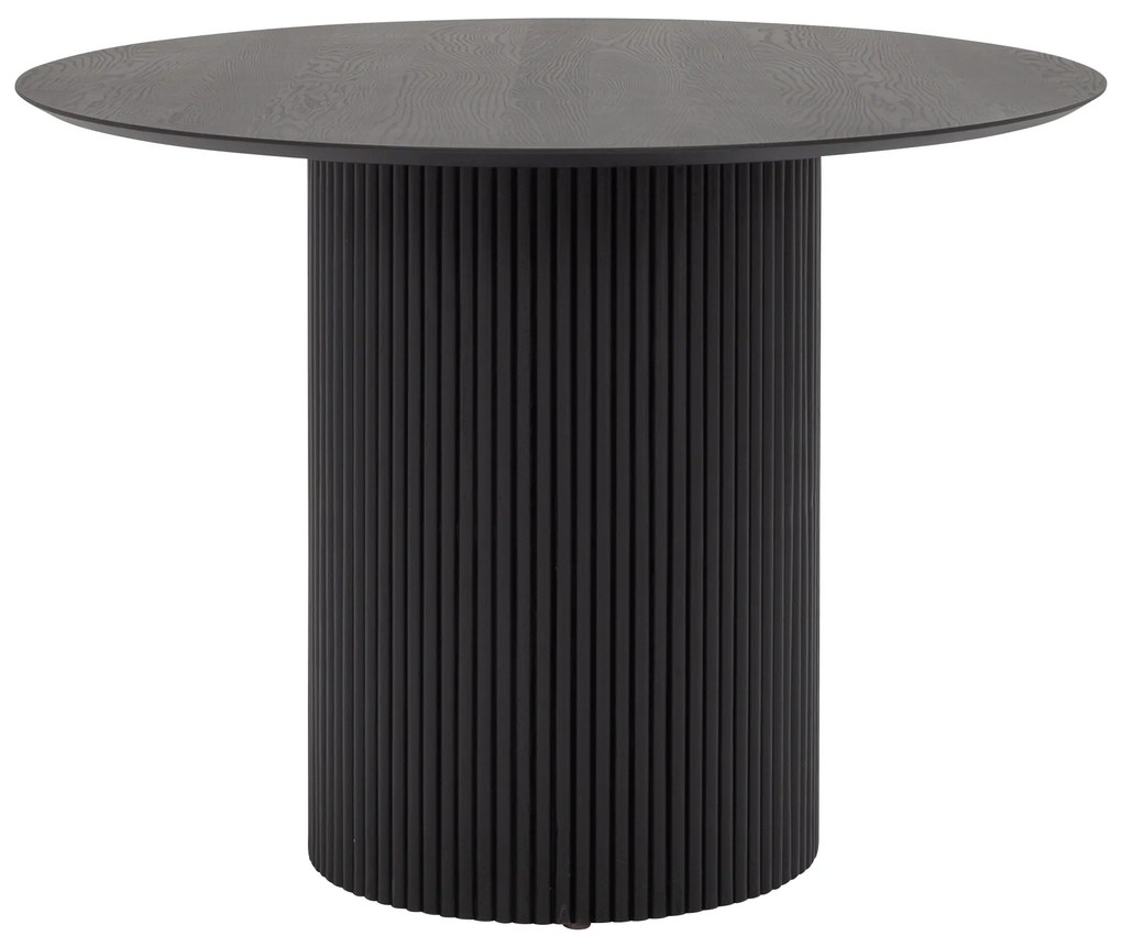 TENZO Oválný jídelní stůl ROD 160x110cm černý 9003709916