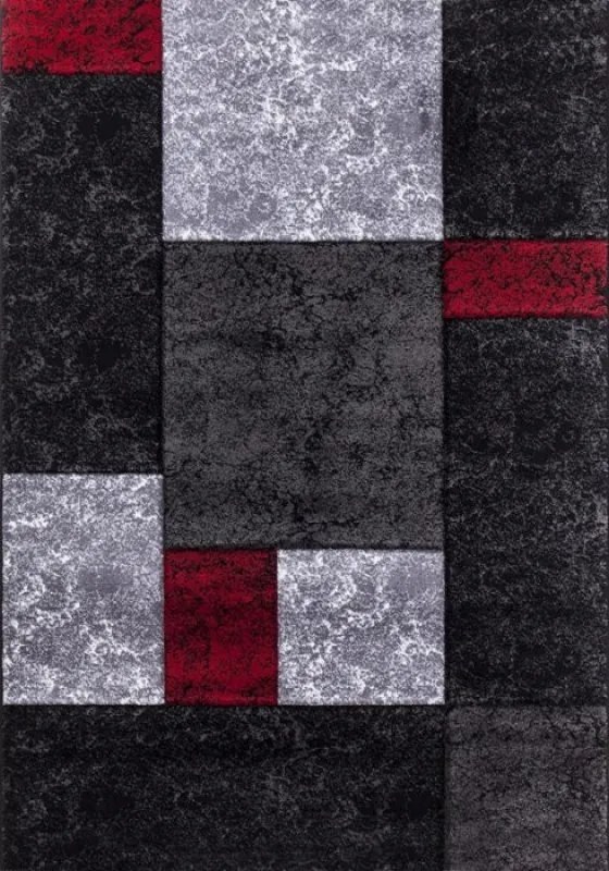 Ayyildiz Kusový koberec moderní Hawaii 1330 červený do obýváku 080x150 cm