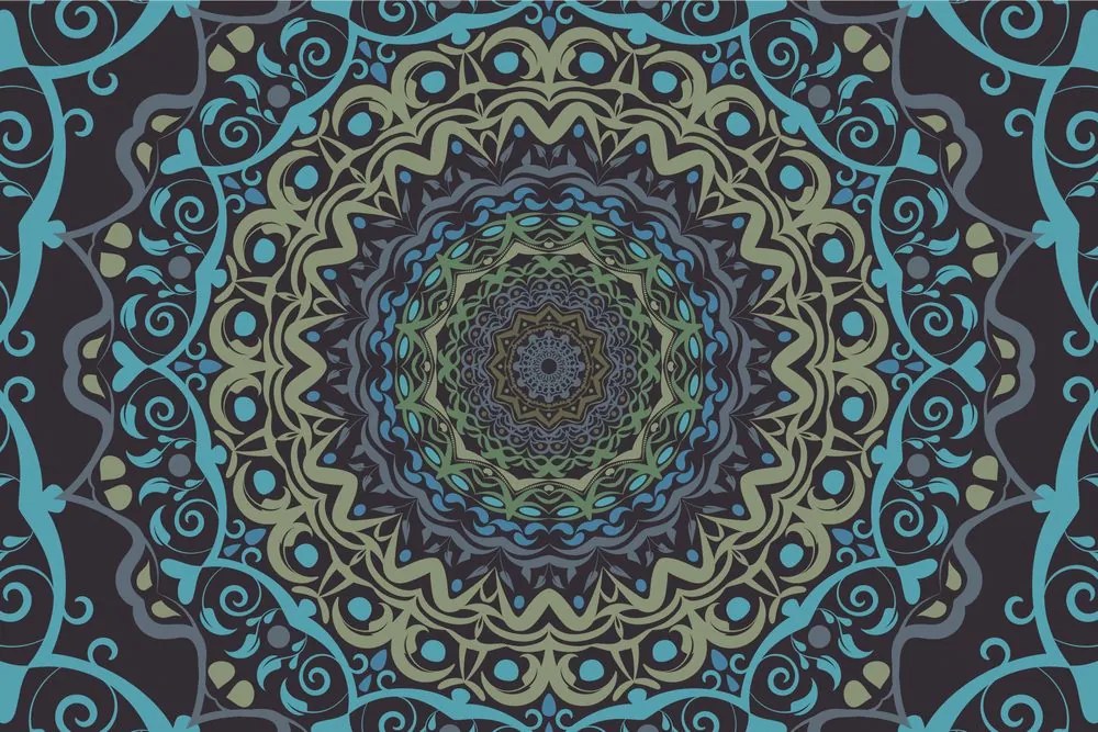 Samolepící tapeta abstraktní Mandala ve vintage stylu