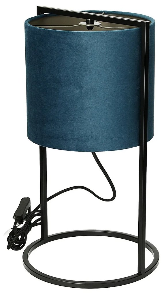 Stolní dekorační lampa Santos Blue výška 45cm