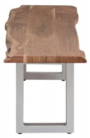 Dřevěná lavice 160x40 Bollywood šedá