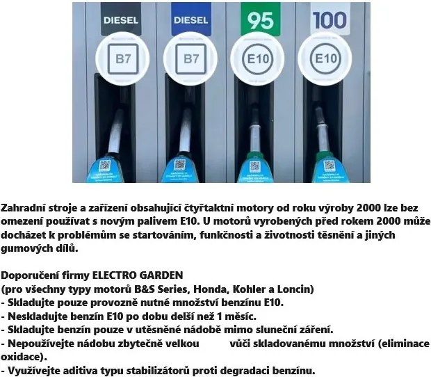 Benzínová sekačka VeGA 545 SXHE