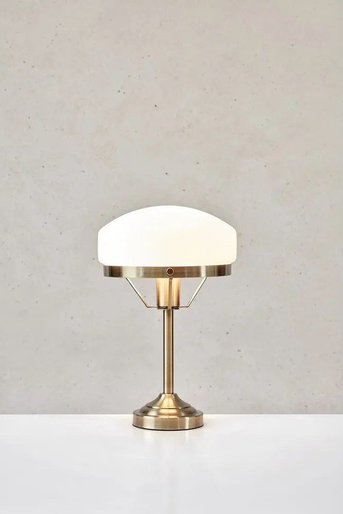 Krémová/v mosazné barvě stolní lampa (výška 39 cm) Aurelia – Markslöjd