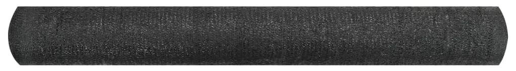 vidaXL Stínící tkanina 1 x 25 m HDPE 150 g/m² [149444] Barva: Černá