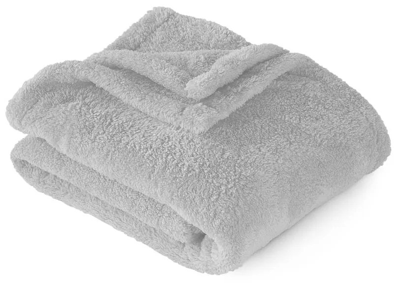 Veba dětská soft deka - světle šedá 75x100