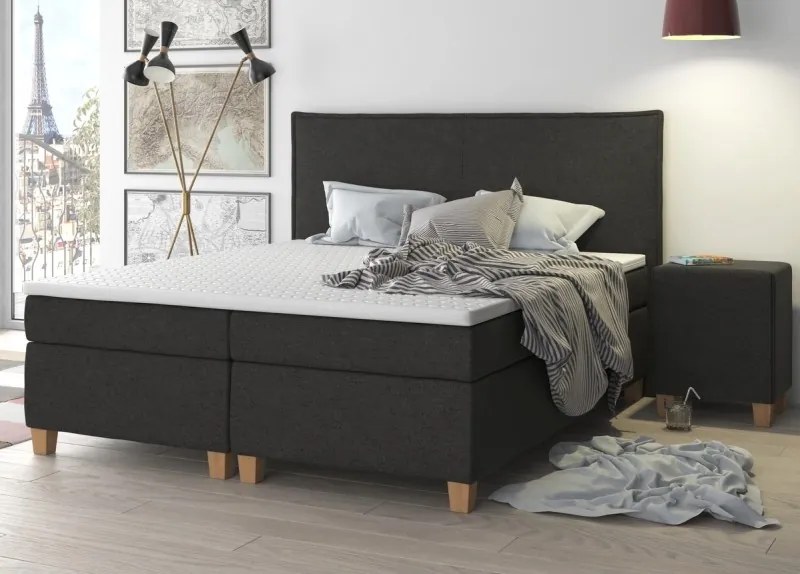 Postel boxspring Ondra 220x200 volitelná výška ložné plochy