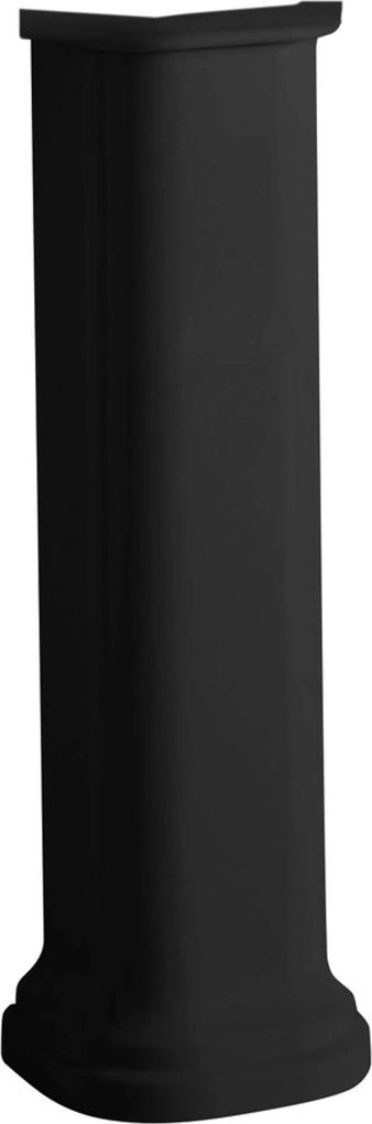 Sapho Kerasan Waldorf - Sloup pro umyvadlo 60, 80 cm, matná černá 417031