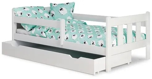 Dětská postel Tommy 80x160, borovice bílá, ÚP, bez matrace