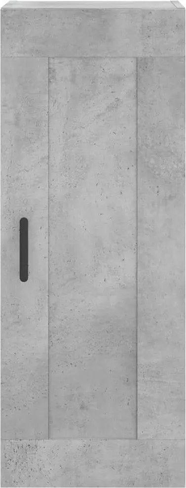 Skříň highboard betonově šedá 34,5x34x180 cm kompozitní dřevo 3200141