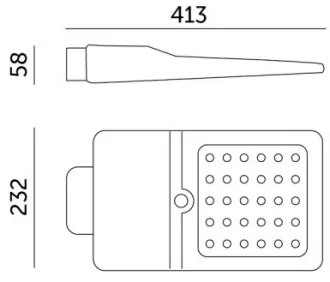 LED Solární pouliční lampa se senzorem STREET LED/15W/7,4V 4000K IP65 5400 mAh