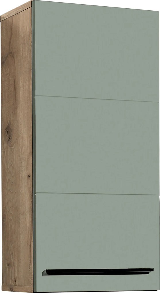XXXLutz ZÁVĚSNÁ SKŘÍŇKA, zelená, barvy dubu, 34/70/23 cm Xora - Koupelnové série - 001279019210