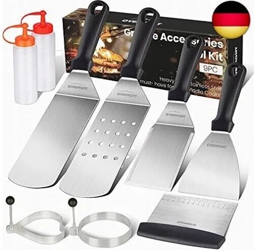 Sada pro gril Overmont Om-bbq Tools 9 dílů