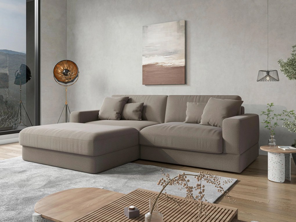 XXXLutz ROHOVÁ SEDAČKA, textil, jílová barva Sit & More - Sedací soupravy - 000144027414