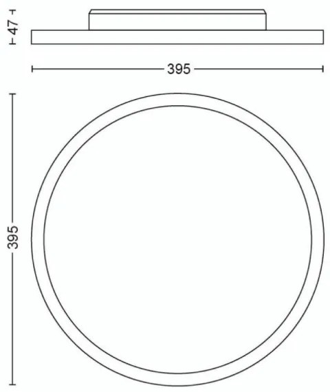 Philips - LED Stmívatelné stropní svítidlo Hue AURELLE LED/19W/230V + DO