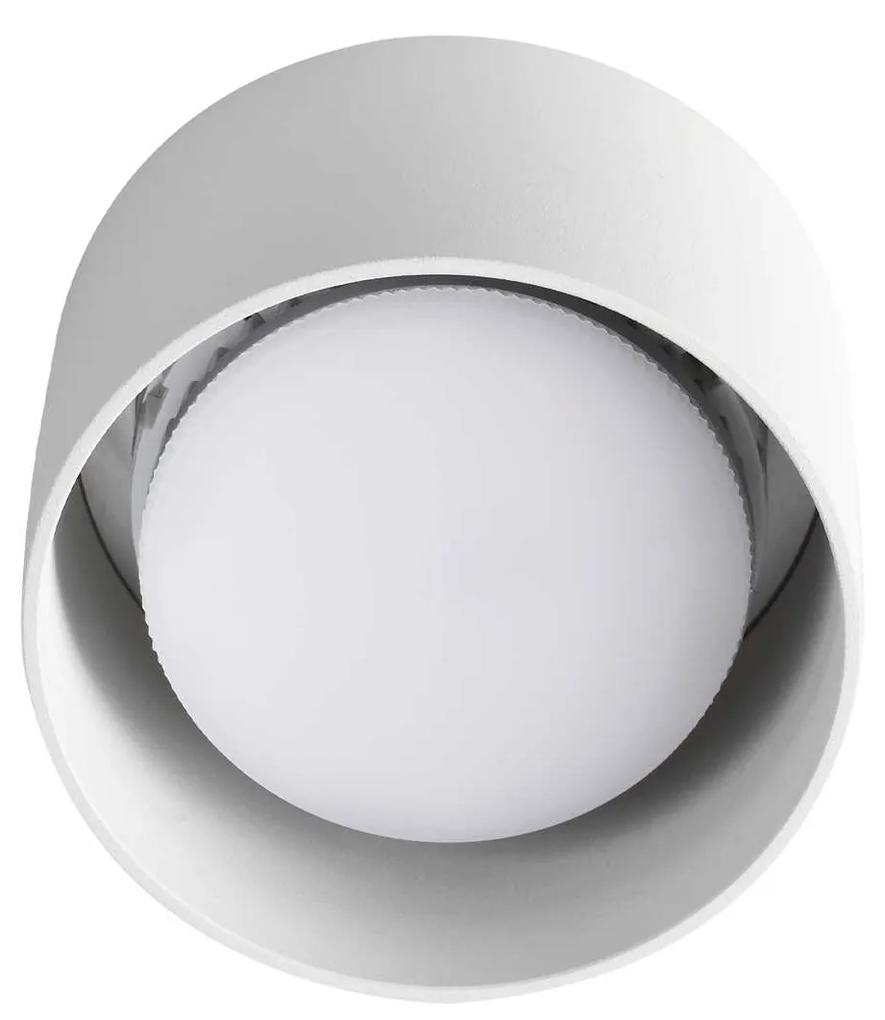 Ideal Lux Stropní přisazené svítidlo SPIKE PL1, Ø 100 mm Barva: Bílá