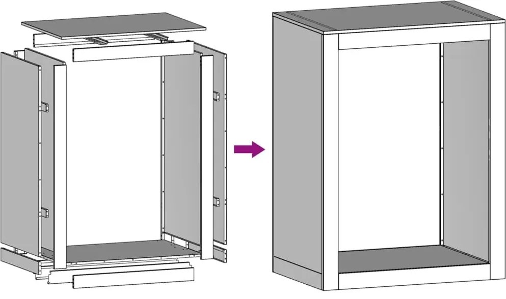 vidaXL Stojan na palivové dřevo antracitový 60 x 40 x 80 cm ocel [851000] Barva: Ocel/Černý