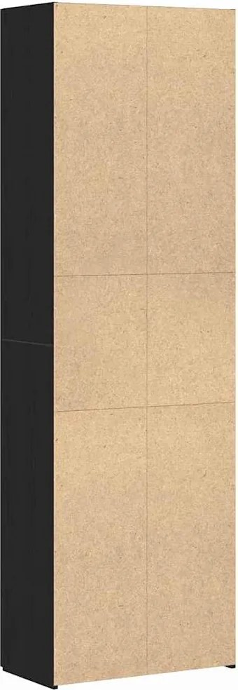 Kancelářská skříň Černý dub 60 x 32 x 190 cm Kompozitní dřevo 3329298