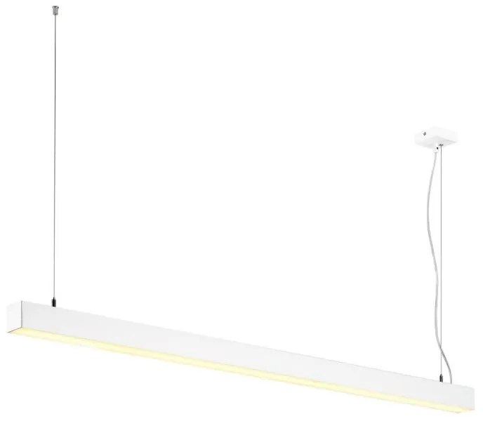 Q-LINE SINGLE LED, závěsné svítidlo, 1500mm, bílá - BIG WHITE