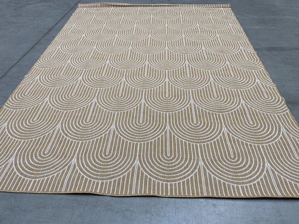 Hanse Home, POŠKOZENÝ - Kusový koberec Pangli 105849 Ochre – na ven i na doma, 240x330, žlutá, chodba / předsíň