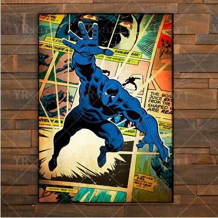 Obraz Marvel Superhrdinové, více motivů Motiv: MW-K8 Black Panther, Rozměry (cm): 21x30 cm