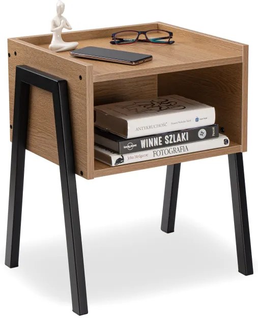 Noční stolek SKIVE Modern Oak