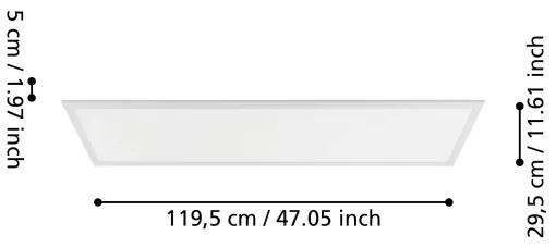 Eglo 98419 - LED Přisazený panel se senzorem SALOBRENA-M LED/33W/230V