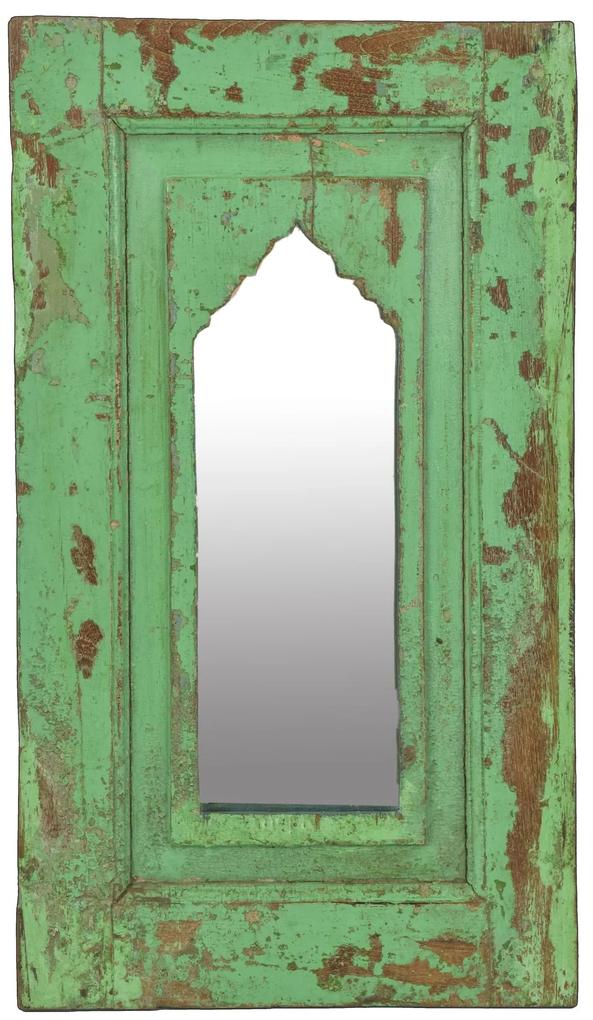 Sanu Babu Zrcadlo v rámu z teakového dřeva, 38x3x67cm (0J)