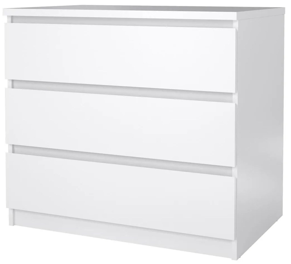 FN Komoda Simplicity 235 bílý lesk