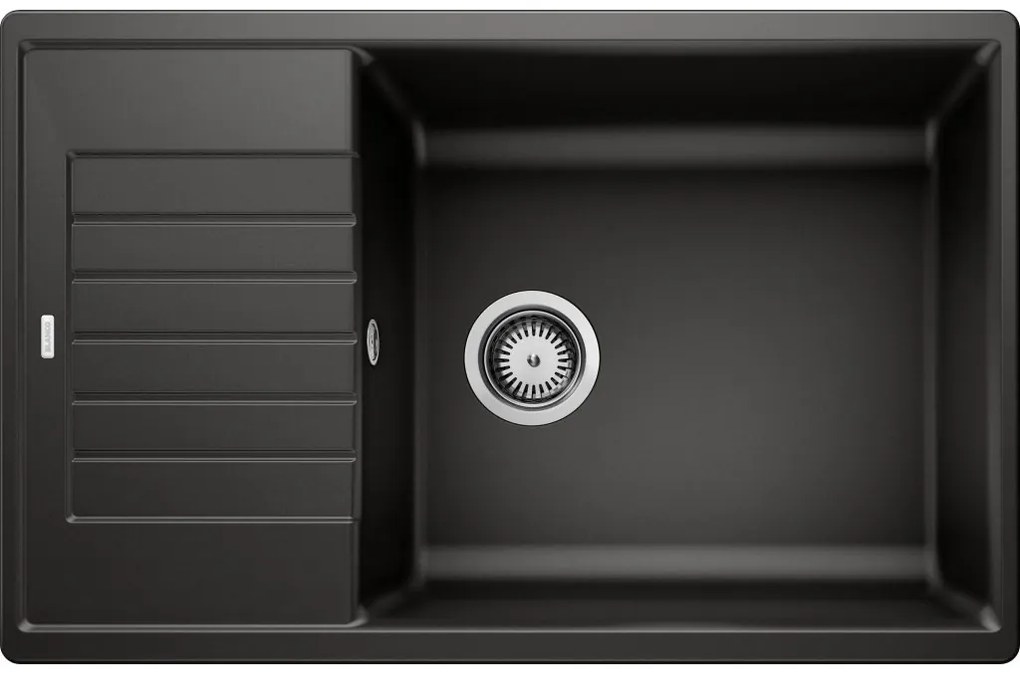 Blanco Zia XL 6 S Compact, silgranitový dřez 780x500x190 mm, 1-komorový, černá, BLA-526019