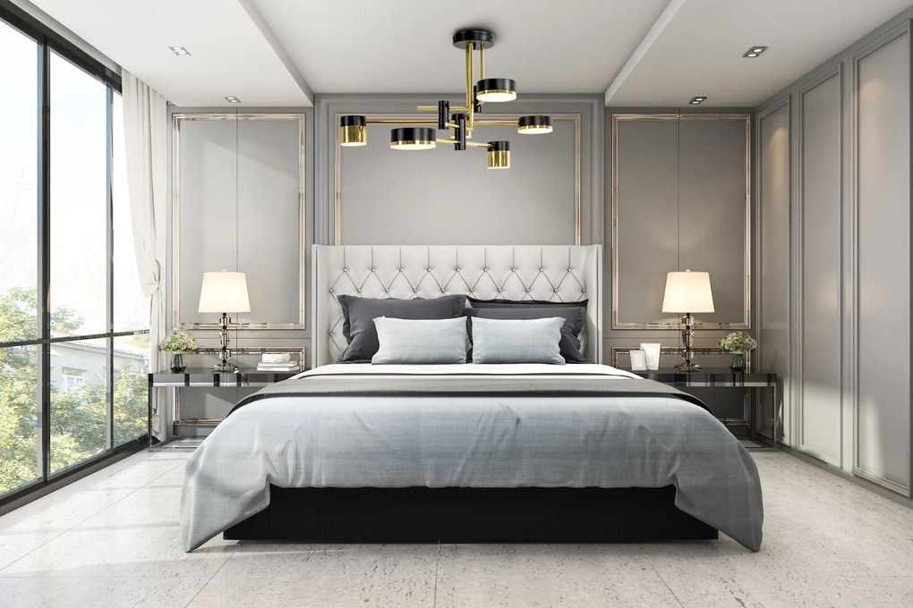 Toolight, LED stropní svítidlo APP1002-6C, zlatá-černá, OSW-06151