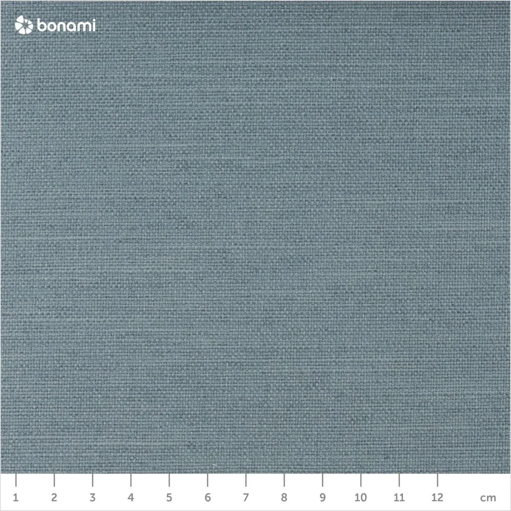 Modrá čalouněná dvoulůžková postel s úložným prostorem a s roštem 160x200 cm Lotte – Meise Möbel